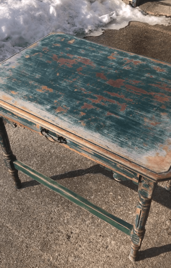 How-to Repurpose an Antique Table as a Kitchen Island: Thrift Shop ...